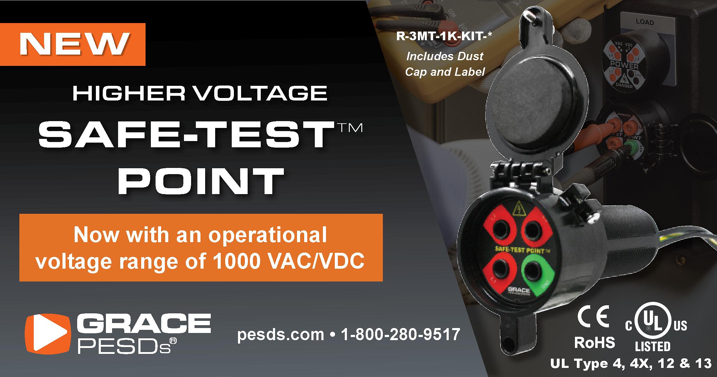 NEW 1000 VAC/VDC Safe-Test Point™
