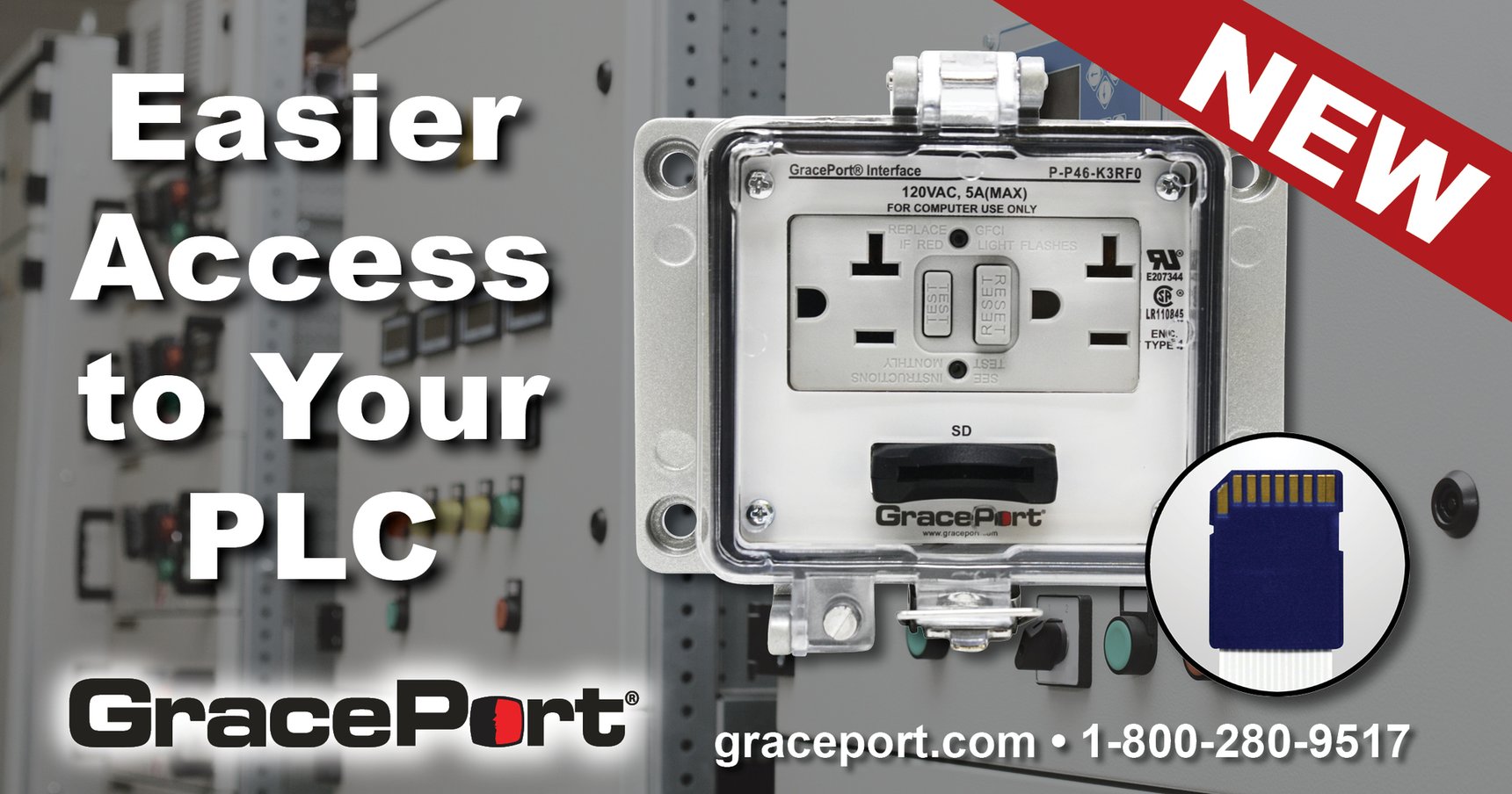 GracePort® with SD Card Component