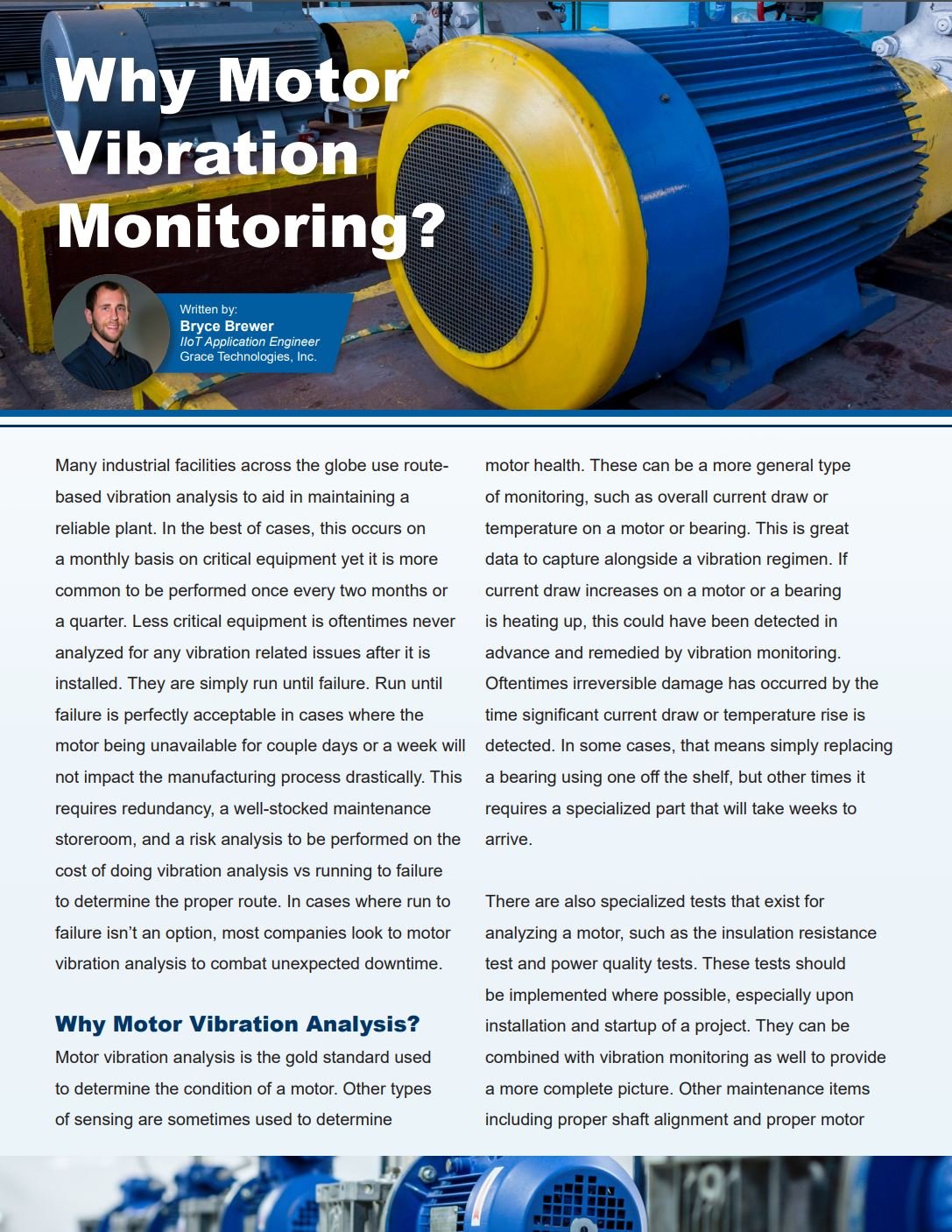 Why Motor Vibration Monitoring? | Article Download